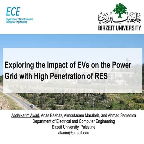 Exploring the Impact of EVs on the Power Grid with High Penetration of ...