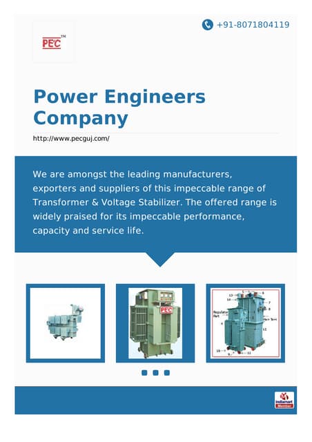 Company Profile of Tirupati Transformers Pvt Ltd | PDF | Business | Business and Finance