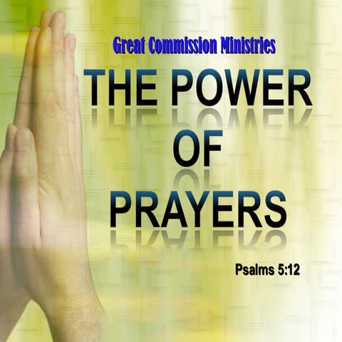 Power Of Prayers | PPT