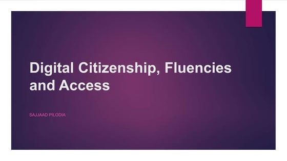 Digital citizenship powerpoint | PPT