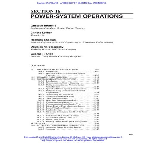Power system operations | PDF | Computer Networking | Computing