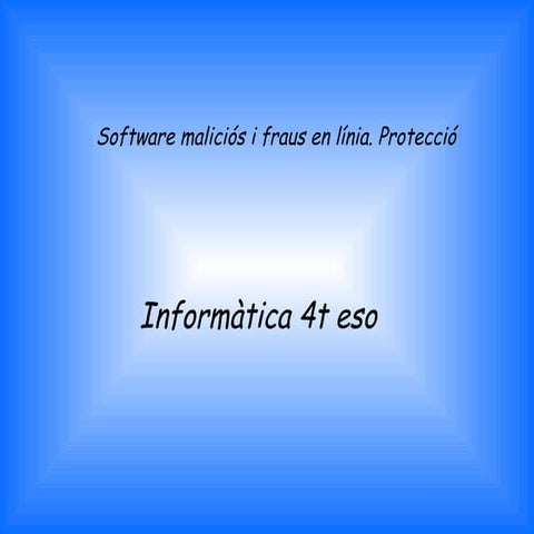 Presentació PowerPoint Seguretat Informàtica | ODP