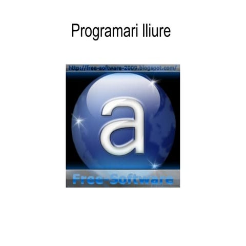 Programari Lliure | PPT