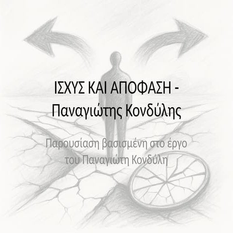 ΙΣΧΥΣ ΚΑΙ ΑΠΟΦΑΣΗ - ΠΑΝΑΓΙΩΤΗΣ ΚΟΝΔΥΛΗΣ ΠΑΡΟΥΣΙΑΣΗ - ΤΜ | PPTX