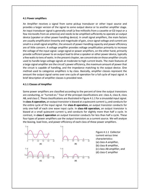 Basics of amplifier.ppt | Digital Audio | Computer Software and Applications
