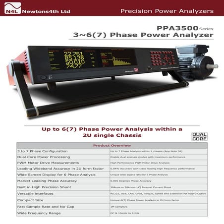 power analysier for threee and six phase | PDF