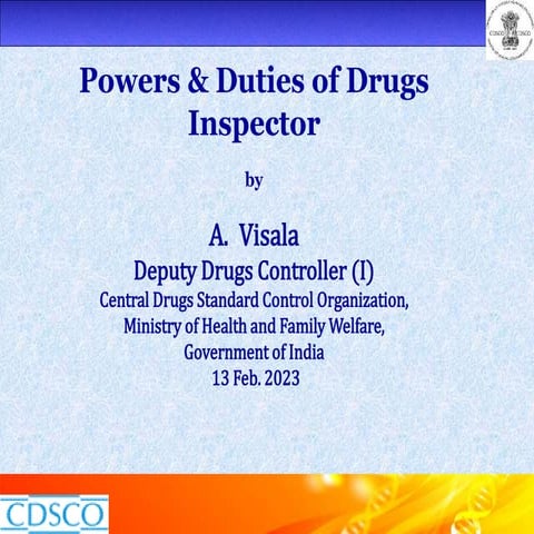 Power and duties of DI dca dca dca dca.ppt