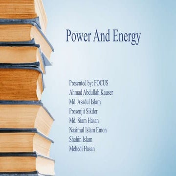 Power and energy | PPT