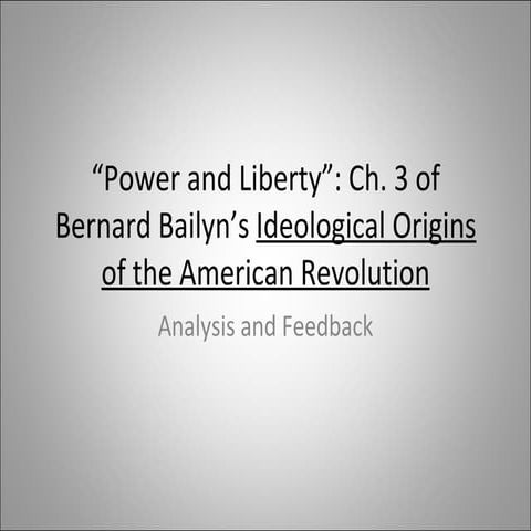 Power And Liberty | PPT