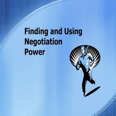 power and negotiation.ppt