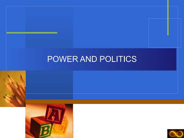 Power and politics | PPTX