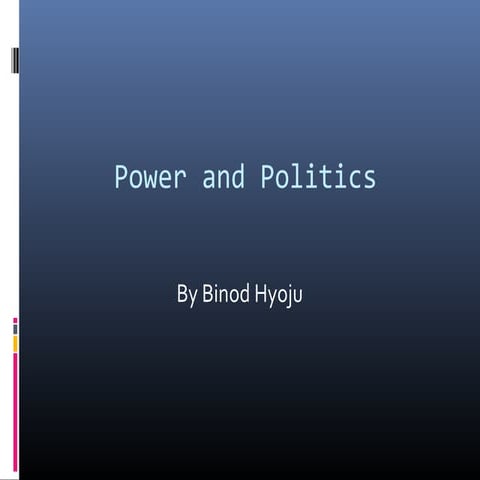 Power and politics | PPT