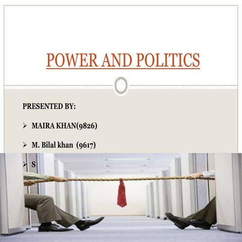 Power and politics | PPT