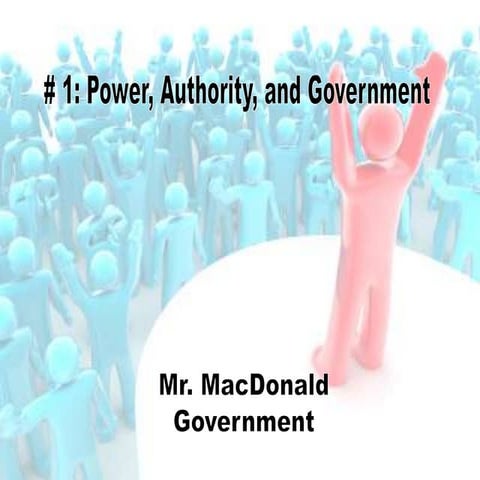 Power, politics and government | PPTX