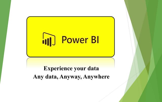 Microsoft Power BI | Brief Introduction | PPT | PPTX