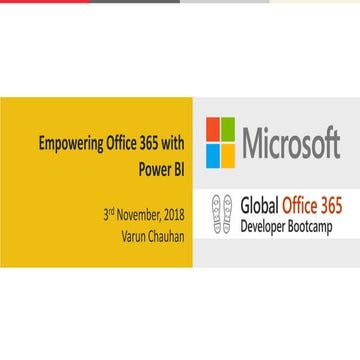 Empowering Office 365 with Power BI | PPT