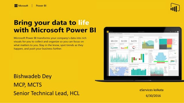 Microsoft Power BI | Brief Introduction | PPT | PPTX