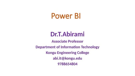 Basic Introduction To Power Query Ppt