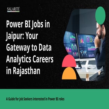 Power BI Jobs in Jaipur Your Gateway to Data Analytics Careers in ...