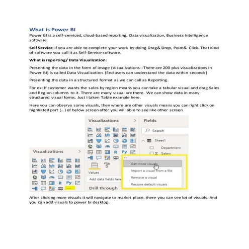 Power bi notes | DOCX