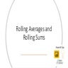 Power bi tips rolling averages and rolling sums | PPT
