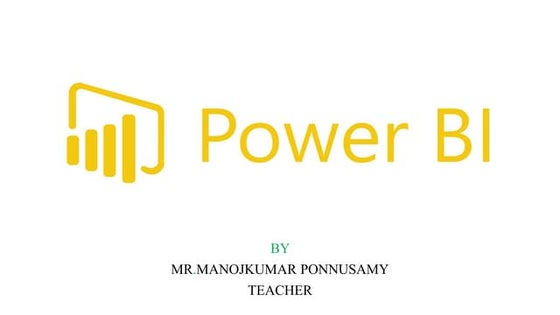 POWER BI Graphs and Charts good for beginners | PPT