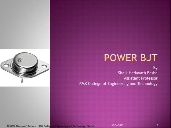 Module 5 :Voltage regulator IC 78XX 79XX LM317 | PPT