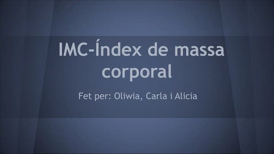 Presentació IMC | ODP