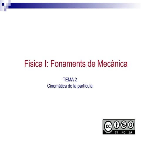 powerpoint de cinematica fisca de primero | PPTX