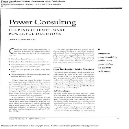 Power consulting | PDF | Management Consulting Industry | Industries