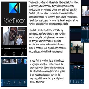 PowerDirector Explination Process....... | PPT