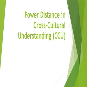 Power Distance in Cross-Cultural Understanding (CCU).pptx
