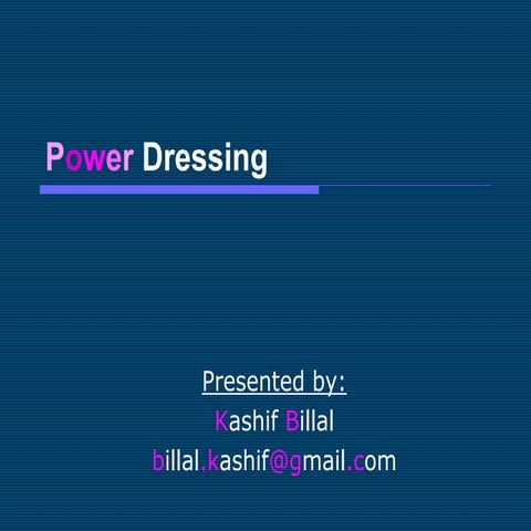 Dressing and Grooming | PPTX