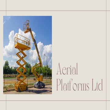 Powered access platforms | PDF