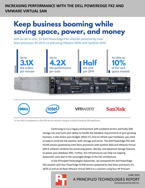 Gain the flexibility that diverse modern workloads demand with Dell ...