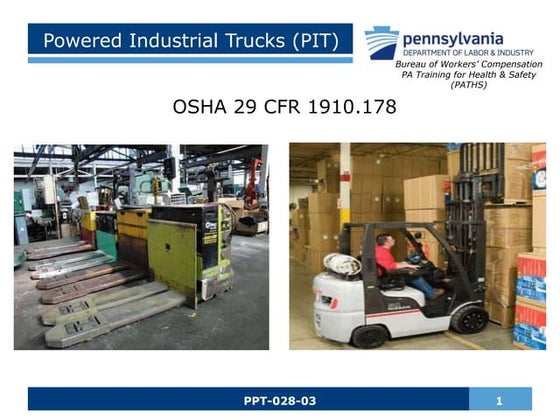 Forklift Safety Training for industrial users | PPT