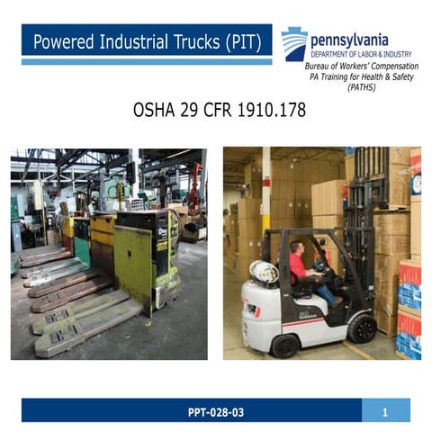 Powered Industrial Trucks (PIT) SEGUN OSHA 29 CFR 1910 178.pptx