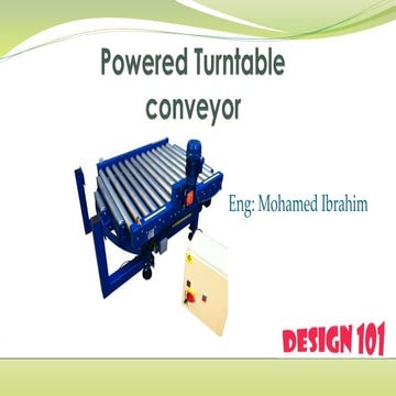 Powered turntable conveyor 90 degree | PDF