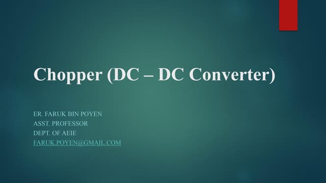 Ac to Dc converter PPT