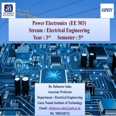 Comprehensive Overview of Power Electronics Switching Devices and ...