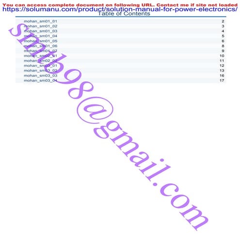 Solutions for Problems from Power Electronics, 3rd Edition by Mohan and ...