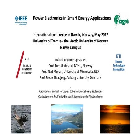 Power electronics in smart energy applications | PPT