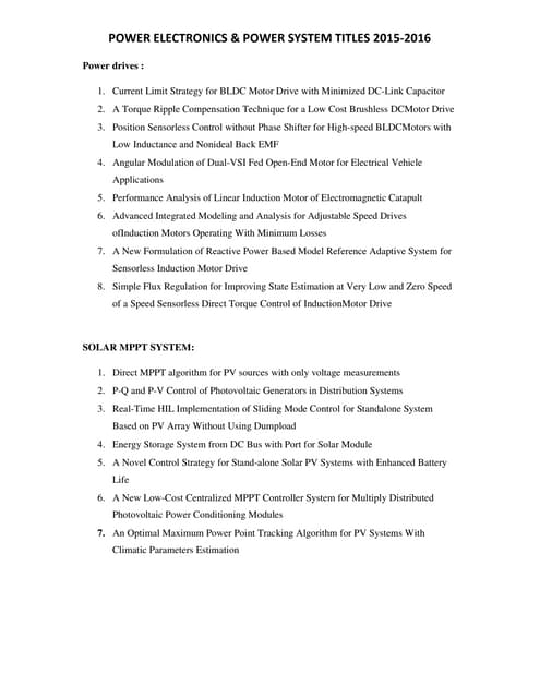 Ieee 2018 2019 new power electronics titles | PDF