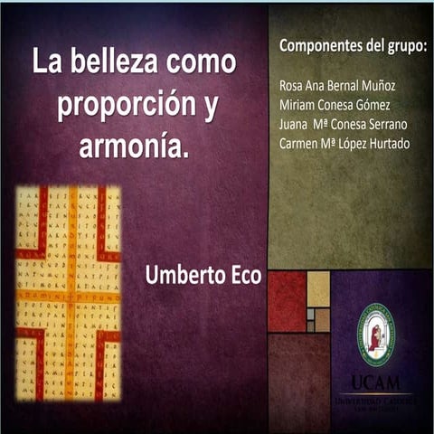 La Belleza como proporción y armonía | PPTX