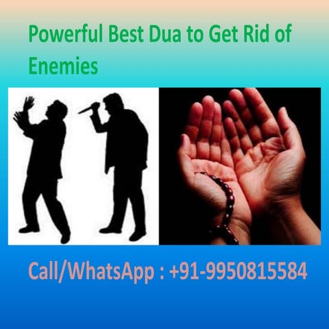 Powerful best dua to get rid of enemies | PPTX