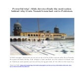 Powerful trip.docx | Sikhism | Religion & Spirituality
