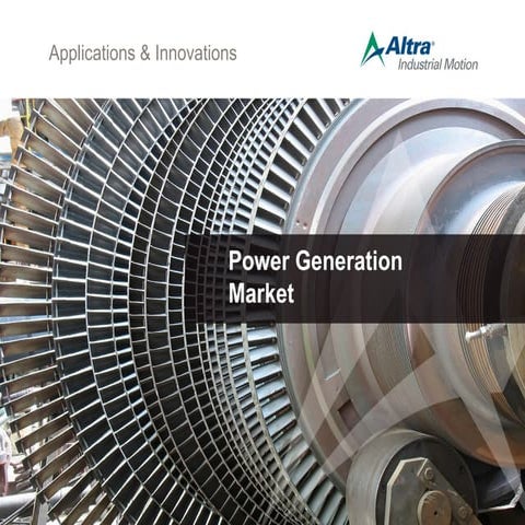 Power Generation Applications & Innovations | PPT