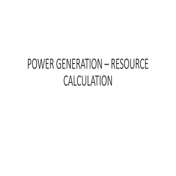 POWER GENERATION RESOURCE ESTIMATION.pptx