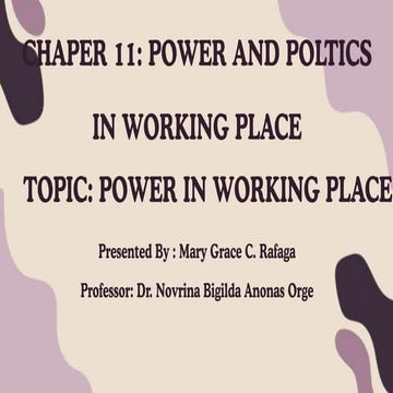 power in the work place reporting Human behavior in Organization.pptx