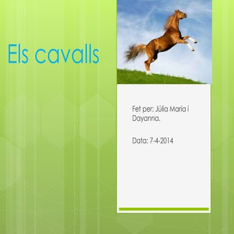 El cavall | PPT